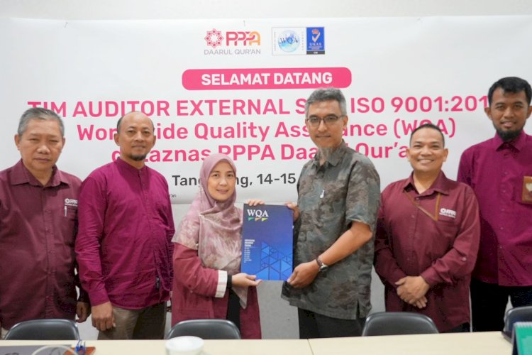 Rekomendasi ISO 9001:2015 Kali ke Lima Diberikan WQA untuk Laznas PPPA ...